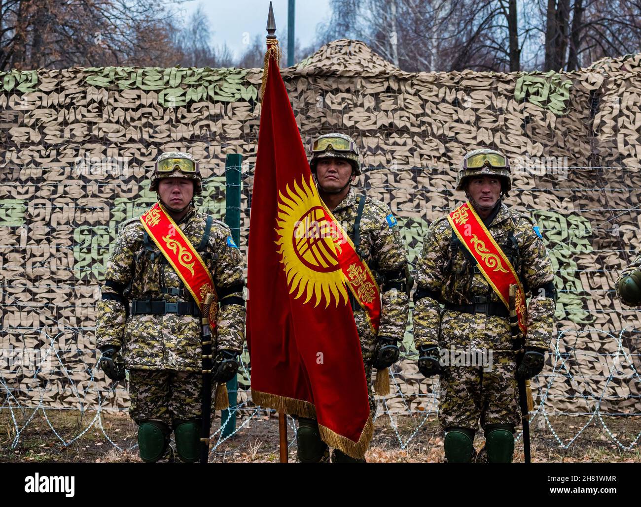 Kazán Rusia 08 De Noviembre De 2021 Soldados De Las Fuerzas Armadas