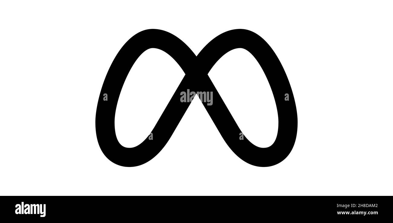 Meta logo Imágenes de stock en blanco y negro - Alamy