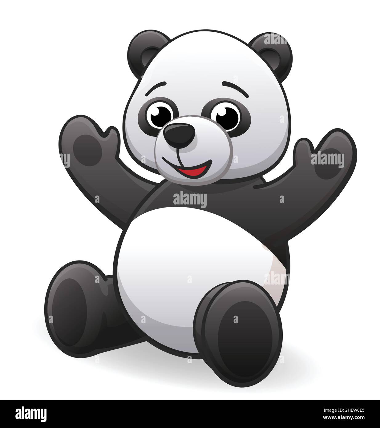 Panda De Dibujos Animados Imágenes Vectoriales De Stock Página 2 Alamy
