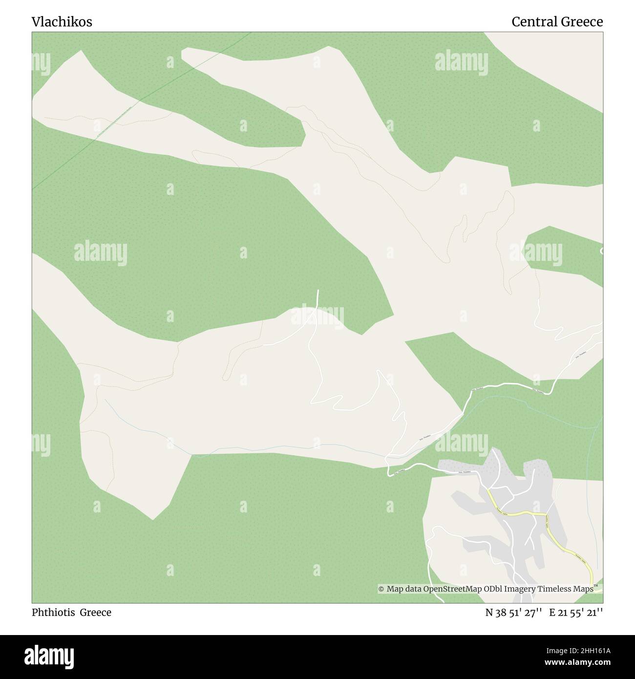 Vlachikos, Phthiotis, Grecia, Grecia Central, N 38 51' 27'', E 21 55 ...