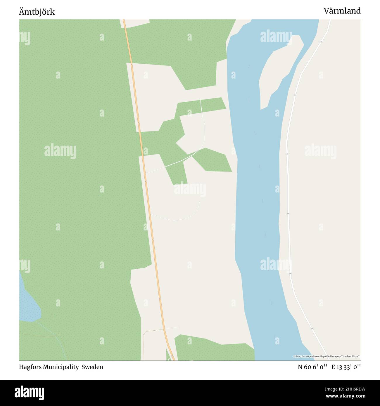 Ämtbjörk, Municipio de Hagfors, Suecia, Värmland, N 60 6' 0'', E 13 33 ...