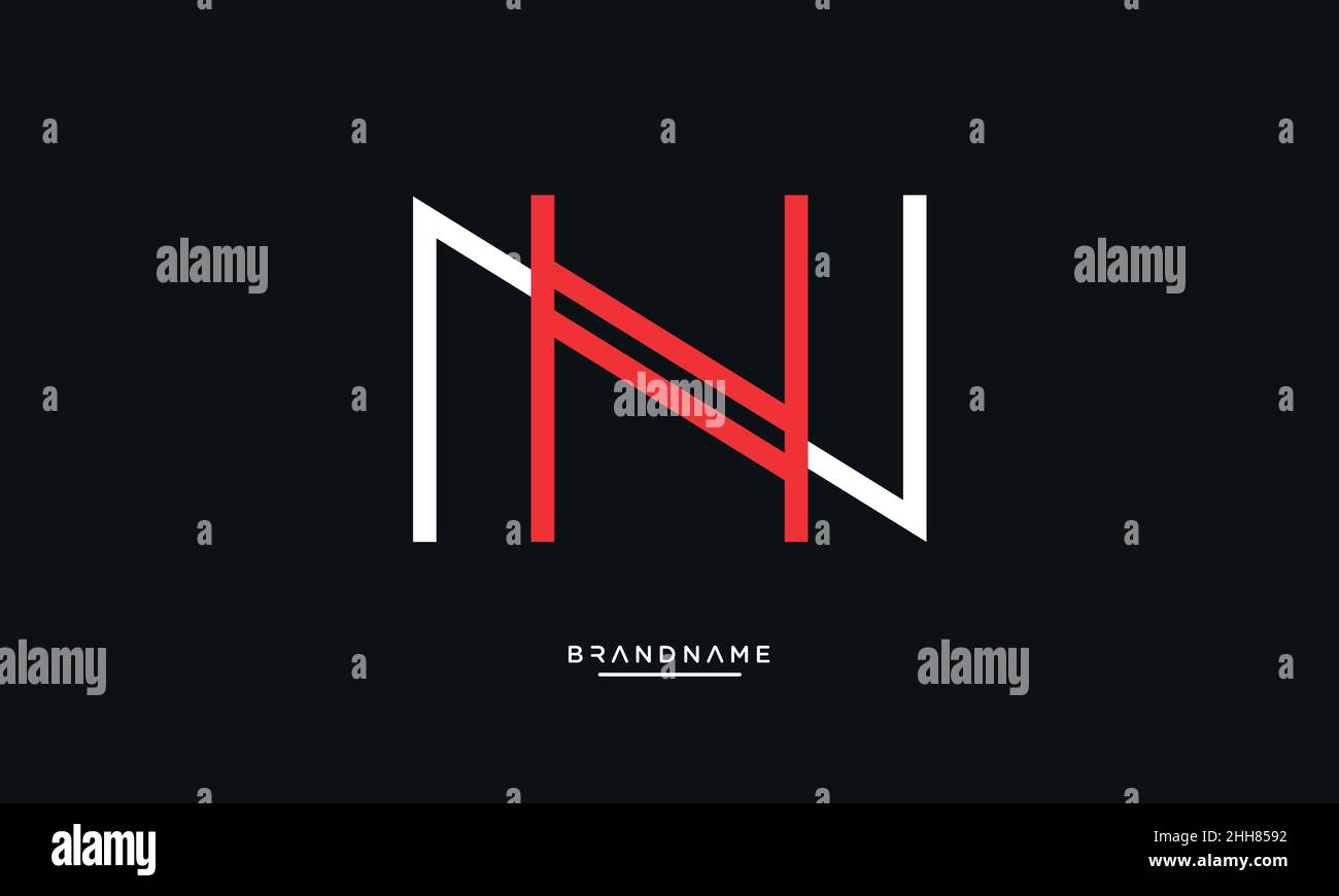 Alfabeto Hn Imágenes Vectoriales De Stock Alamy
