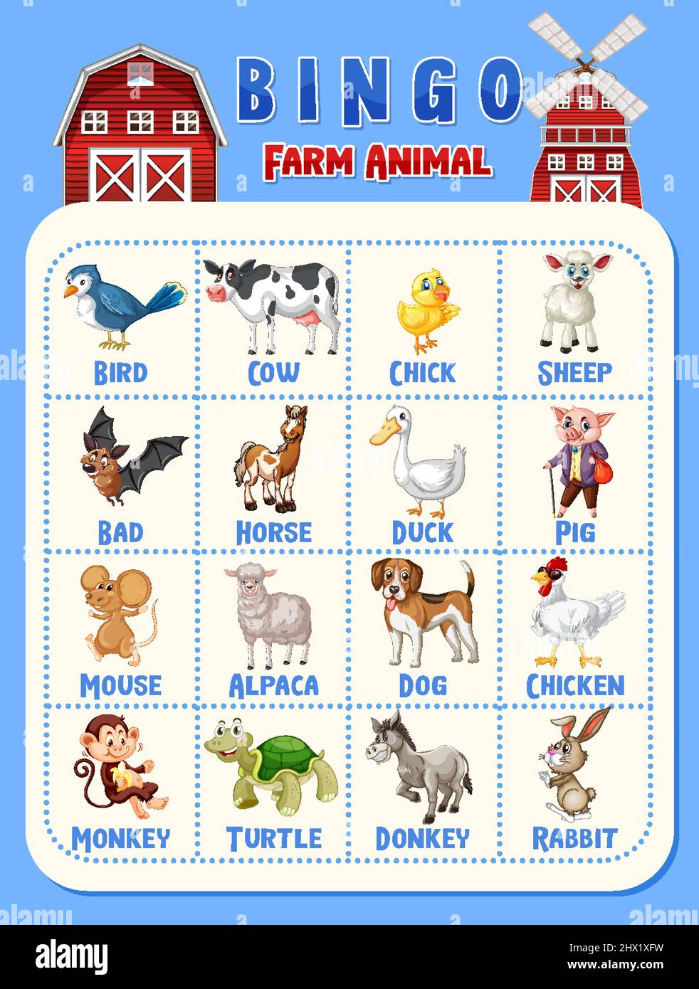 Bingo de animales fotografías e imágenes de alta resolución - Alamy