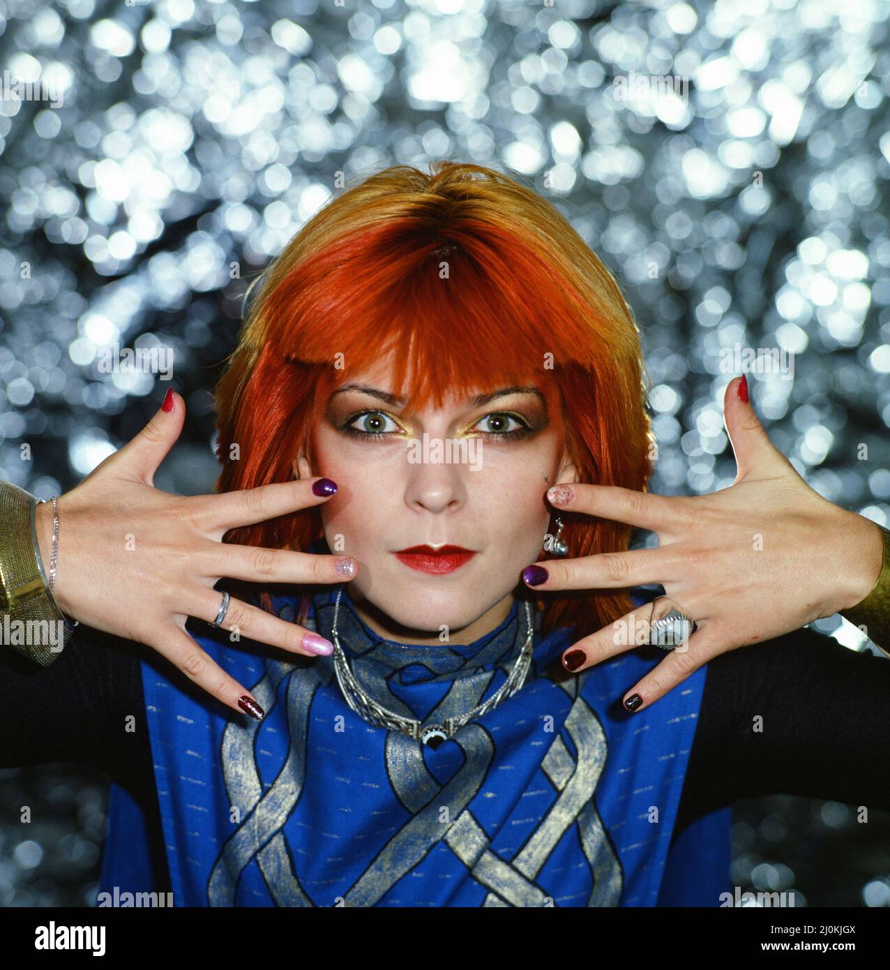 Cantante Y Actriz Toyah Willcox 1981 Fotografía De Stock Alamy