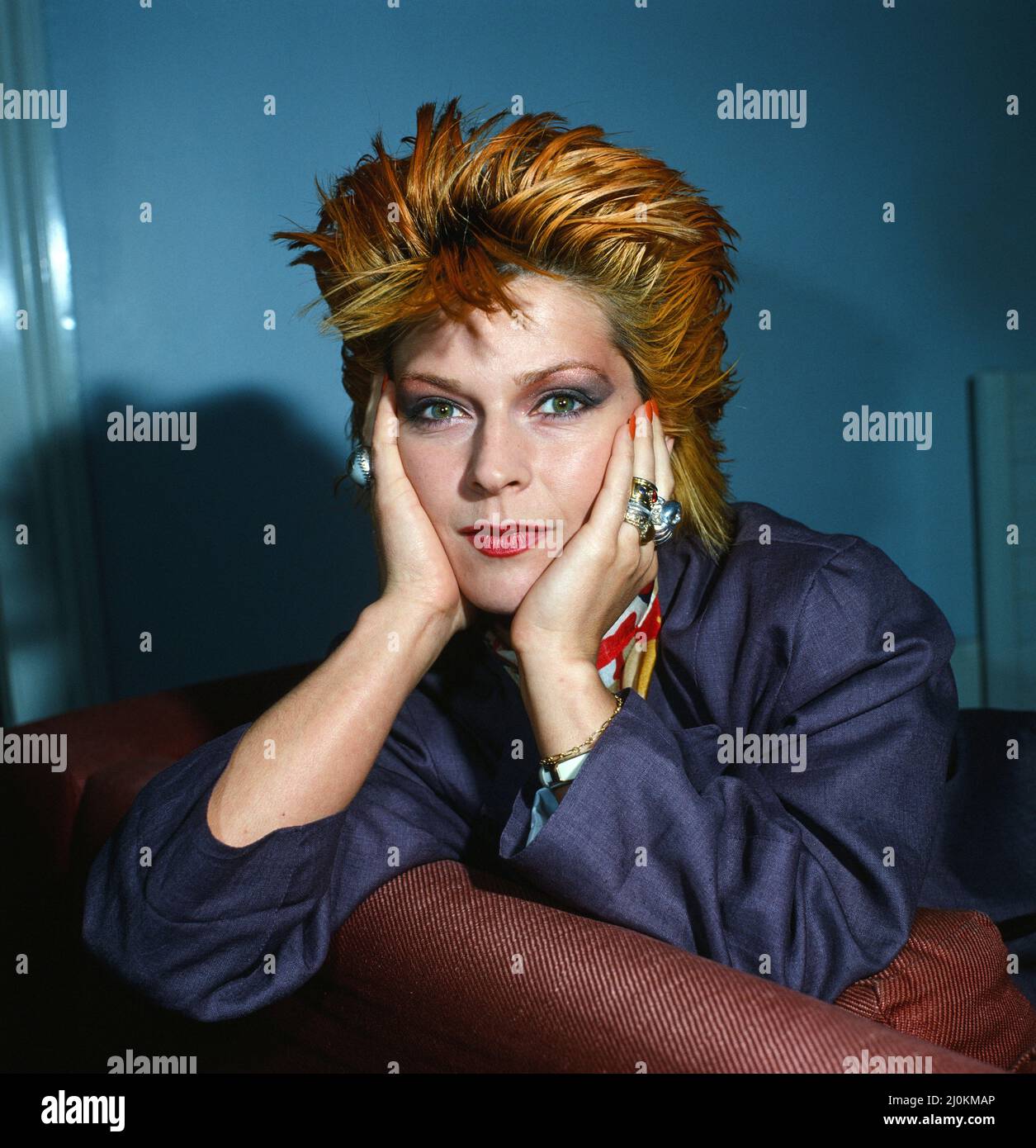 Cantante Y Actriz Toyah Willcox 1981 Fotografía De Stock Alamy