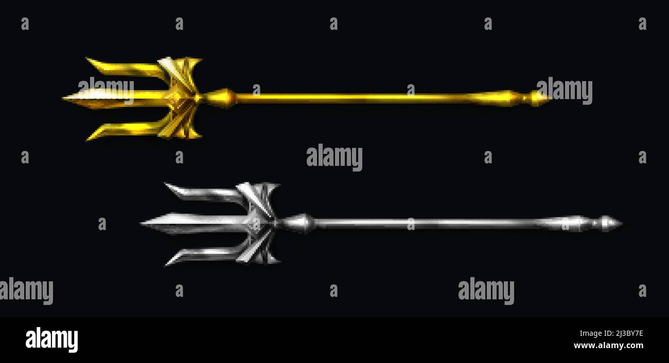 Vector De Arma Tridente
