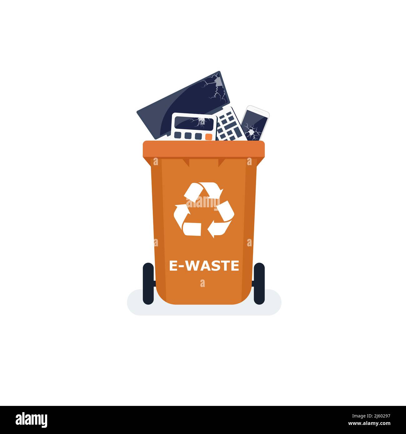 Segregación De Residuos Clasificación De Basura Por Material Y Tipo En