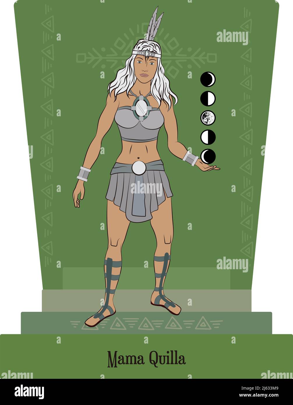 Mama Quilla Diosa De La Luna Inca