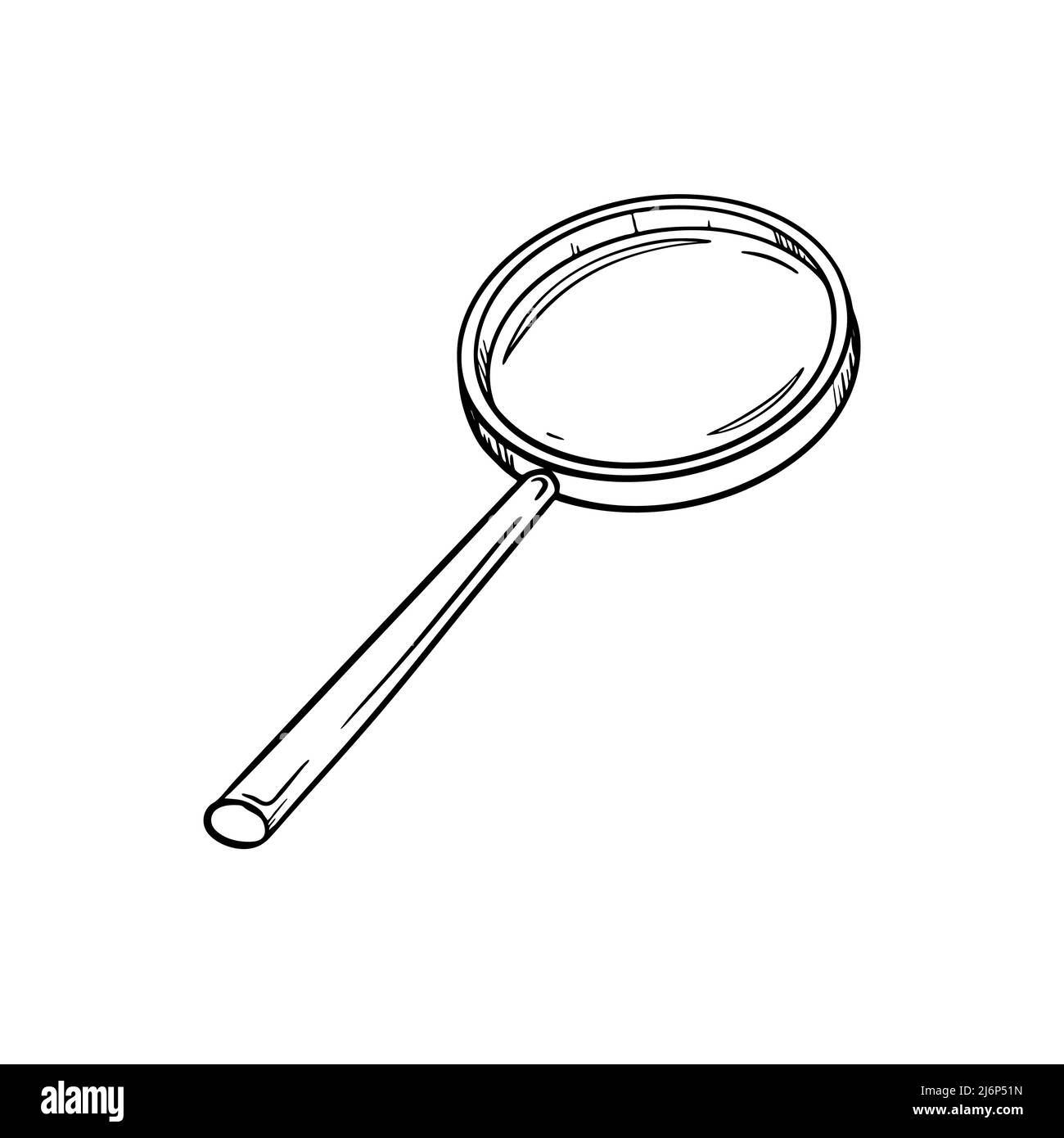 Lupa Dibujo Libro Para Colorear Pintura, Lupa, Pintura, Zona ...