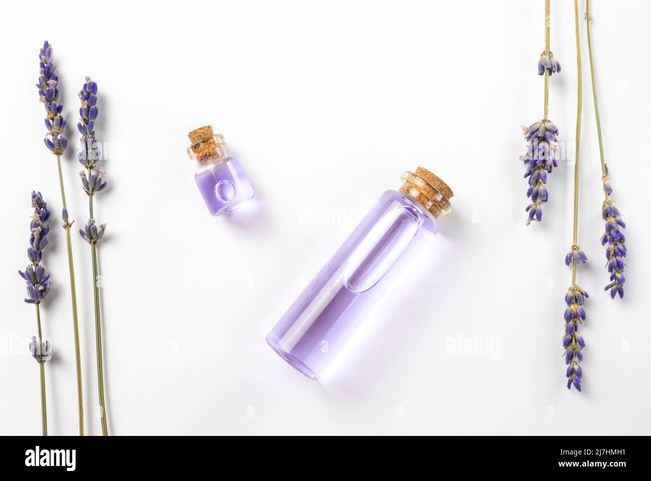 Botellas De Vidrio De Lavanda