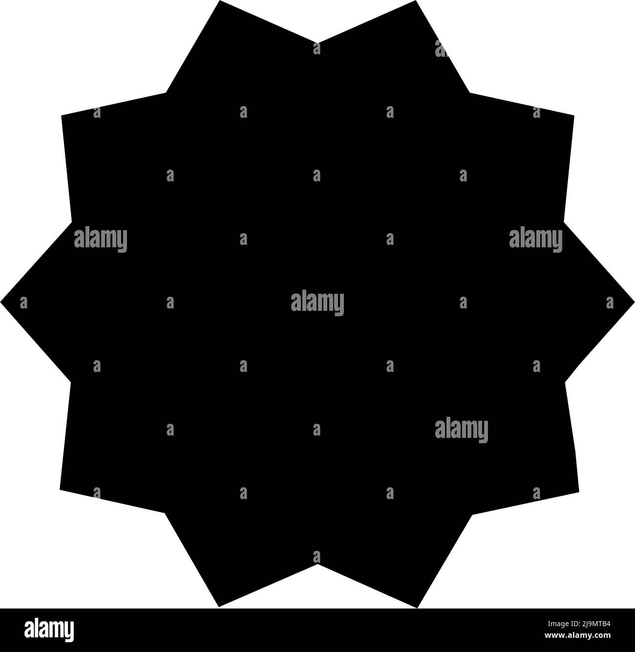 Elemento vectorial en forma de estrella de rayos de sol. Ilustración de ...