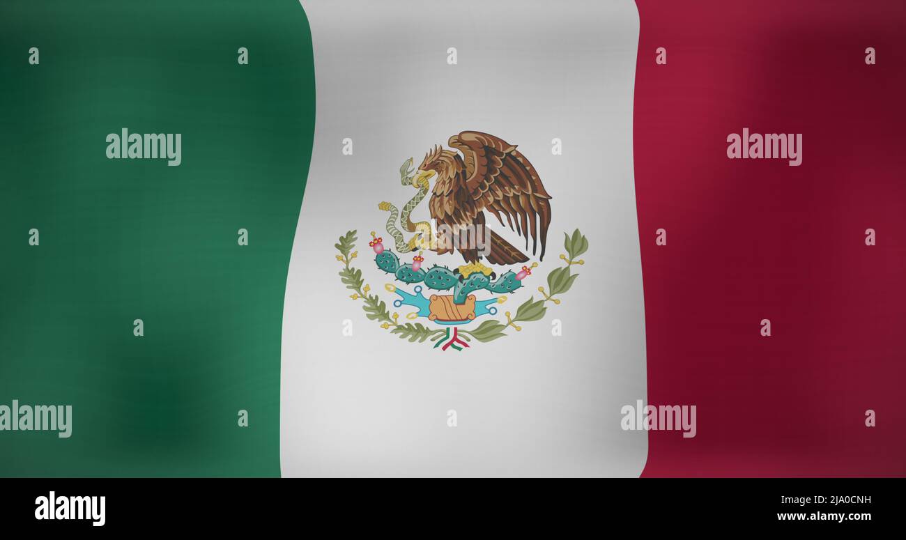 Bandera de méxico ondeando fotografías e imágenes de alta resolución ...