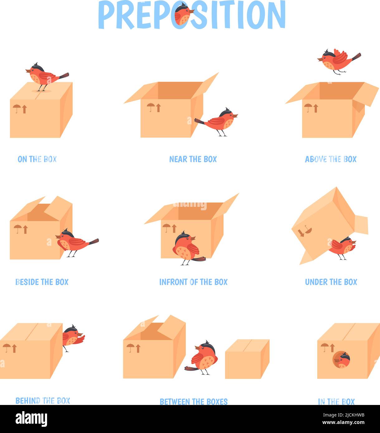 Al Lado De La Preposición De Imágenes Prediseñadas