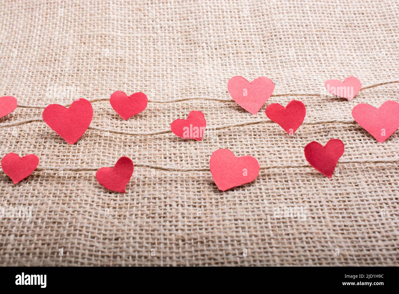 El concepto de amor en forma de corazón con ponencias sobre hilos de ...