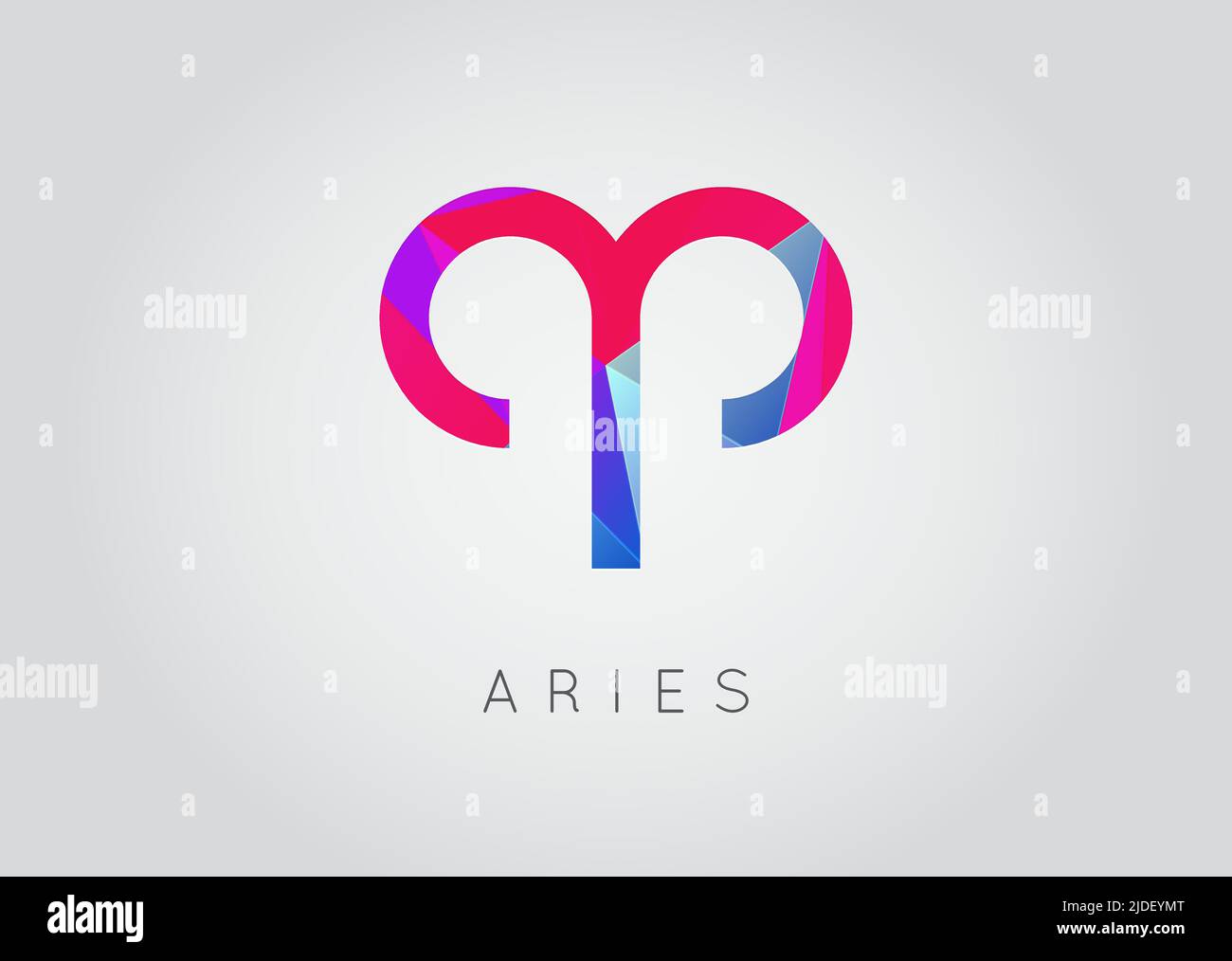 Constelación De Aries Icono Del Zodiaco Con Estilo Y Detalle Dibujo