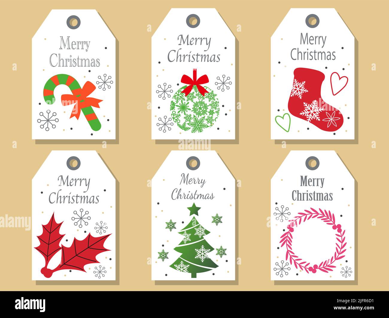 Plantillas Imprimibles De Etiquetas Navideñas