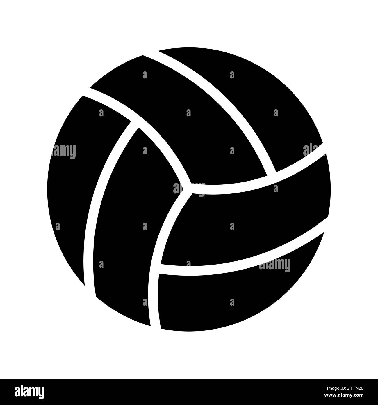 Icono De Bola De Voleibol Ilustración Vectorial Bola De Voleibol