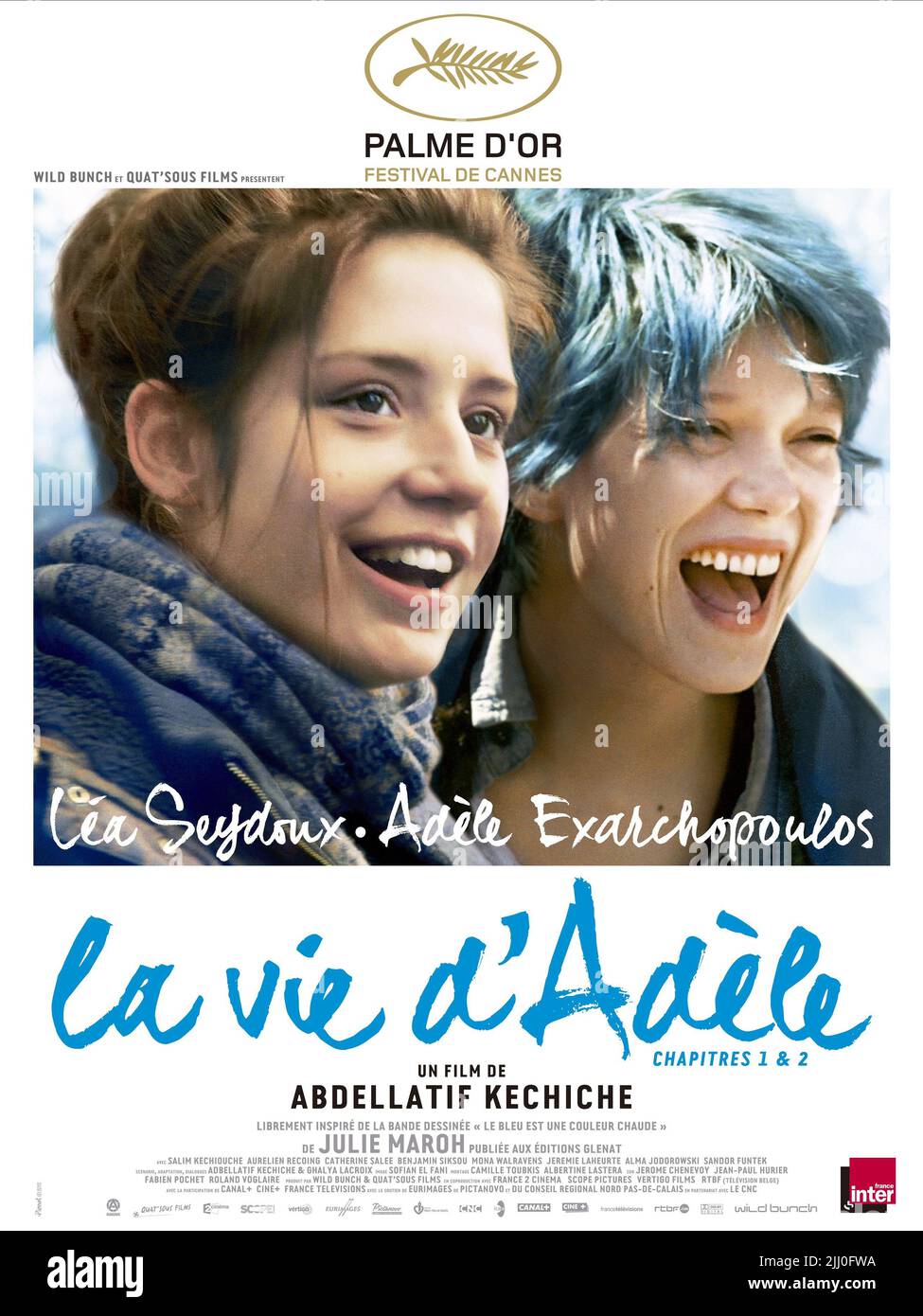Adele Exarchopoulos Lea Seydoux Póster El Azul Es El Color Más Cálido