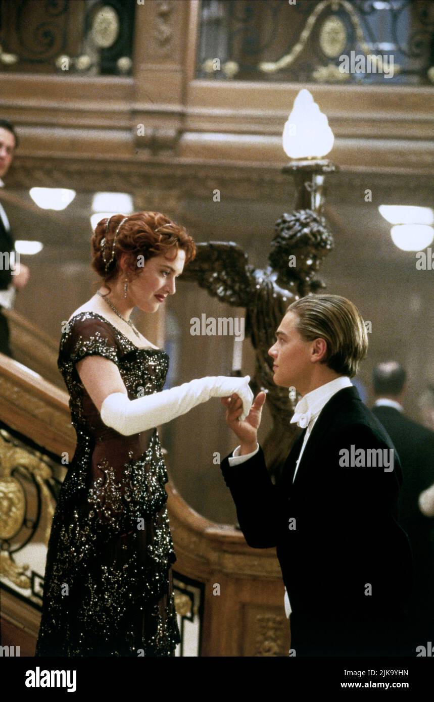Kate Winslet Y Leonardo Dicaprio Película Titanic Usa 1997