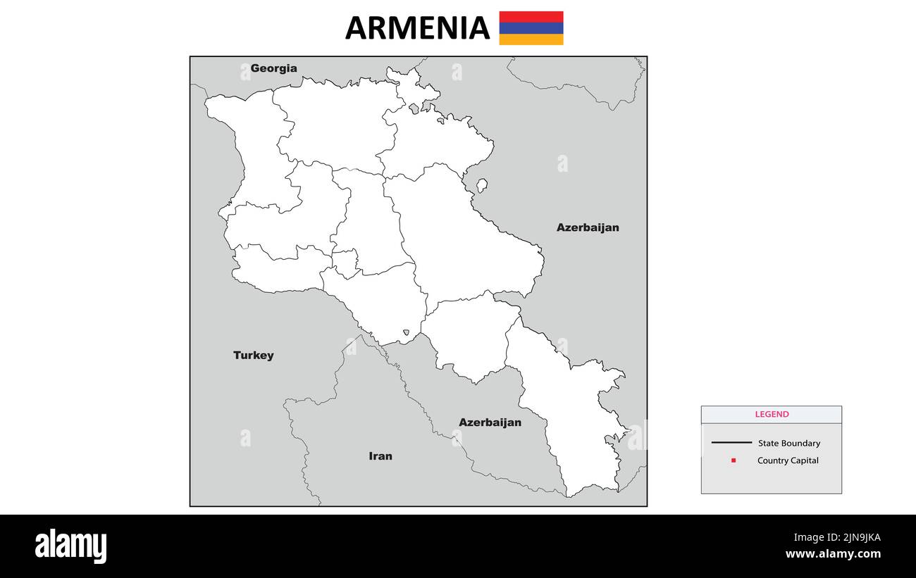 Mapa De Armenia Moderna