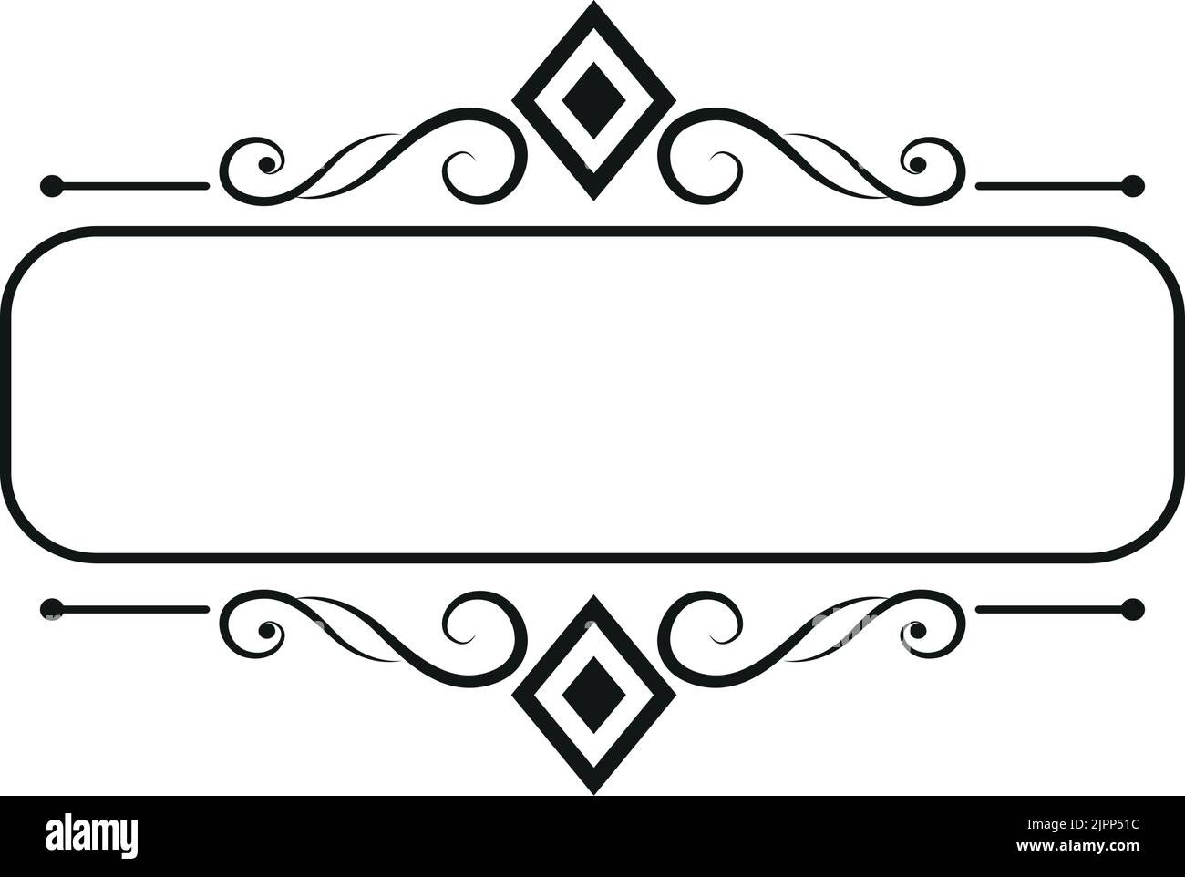 Plantilla en blanco para texto, cuadro de texto aislado, ornamentos ... Plantilla en blanco para texto, cuadro de texto aislado, ornamentos ...