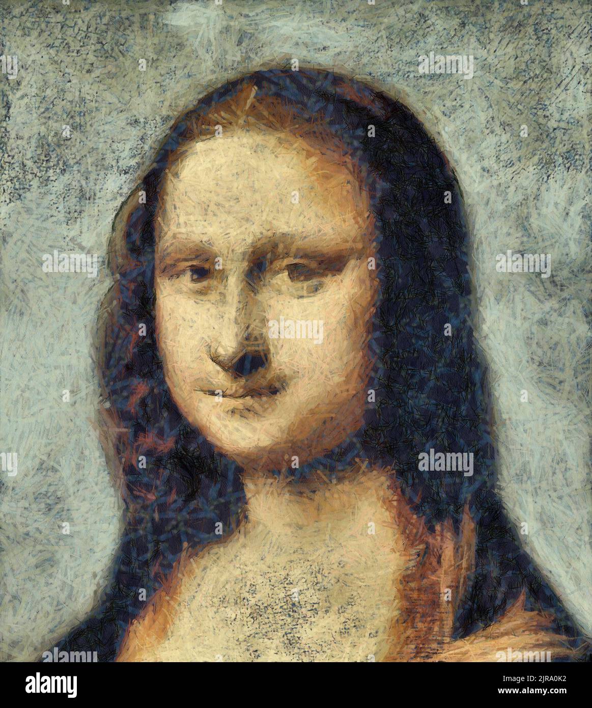 Retrato Mona Lisa Jaconda Pintura Leonardo Da Vinci Pop Art