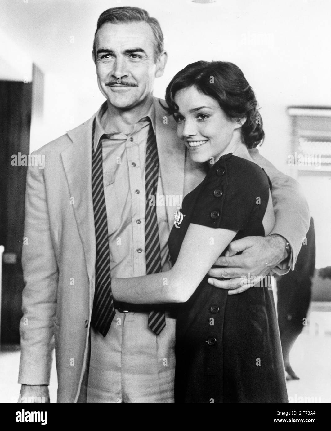Sean Connery Brooke Adams En El Escenario De La Película Cuba