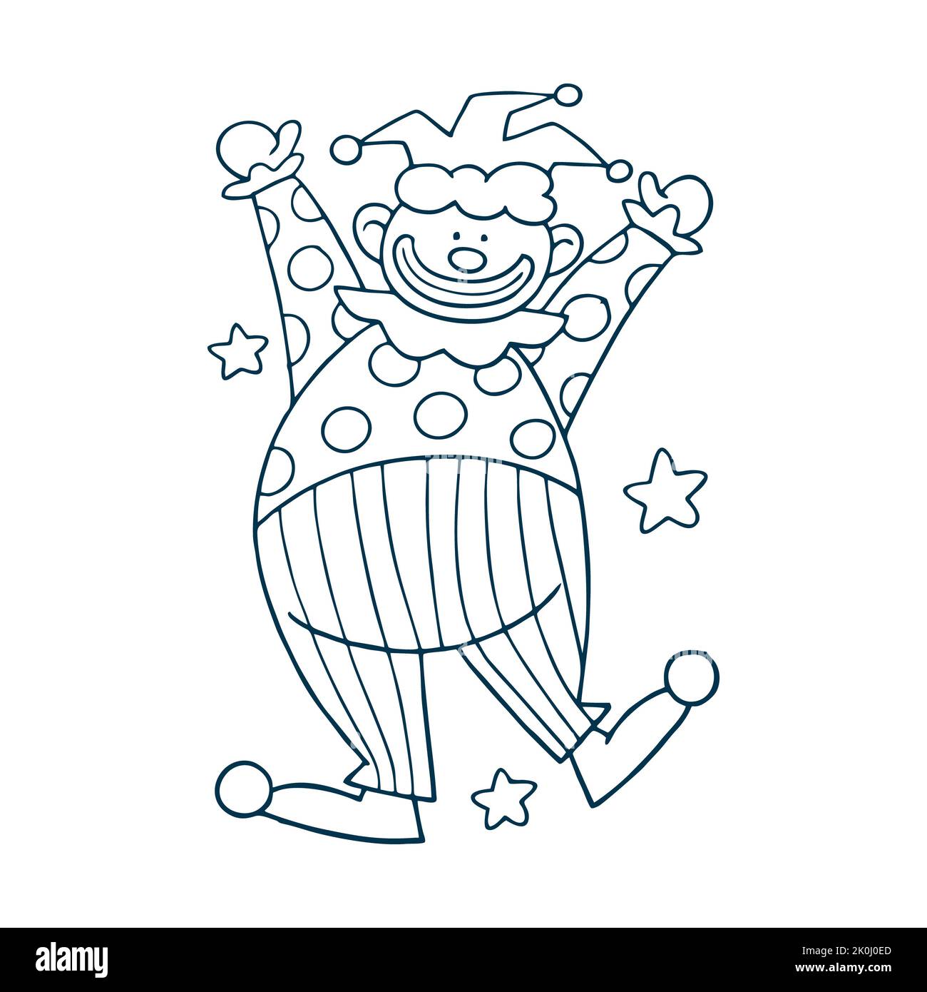 Dibujos De Caras De Payasos Para Colorear