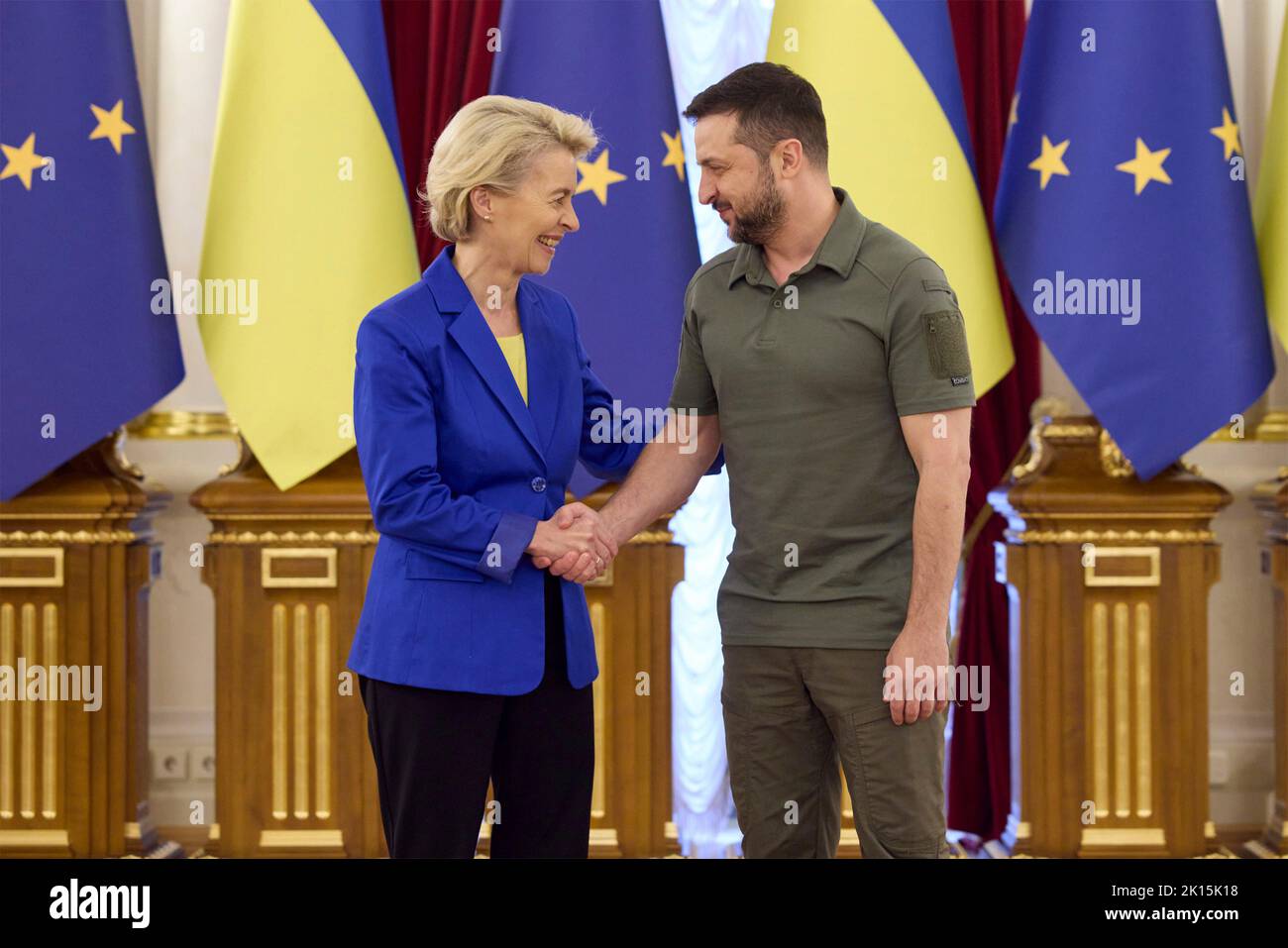 Kiev Ucrania 15th De Sep De 2022 El Presidente Ucraniano Volodymyr
