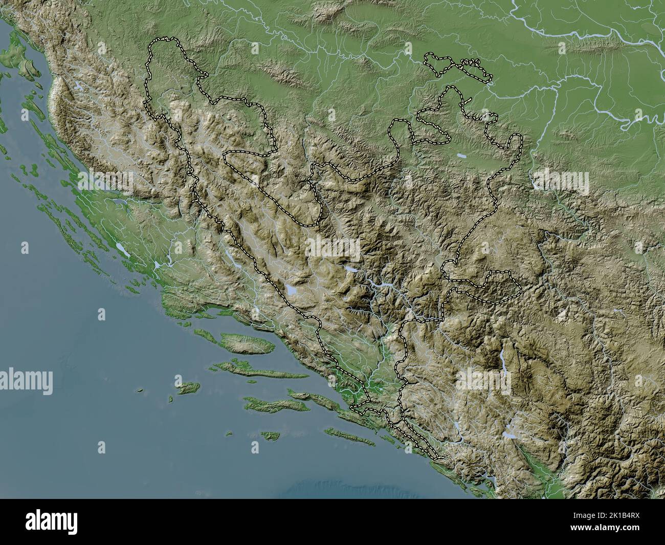 Federacija Bosna I Herzegovina Entidad De Bosnia Y Herzegovina Mapa