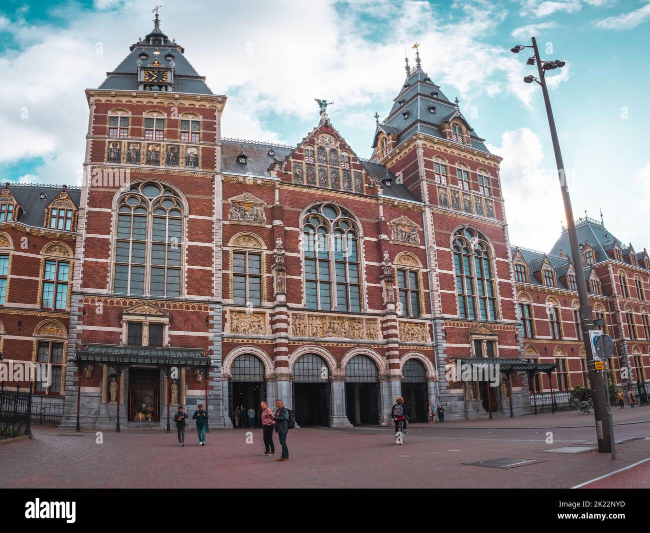 El Principal Edificio Histórico Del Museo Nacional Del Rijksmuseum De