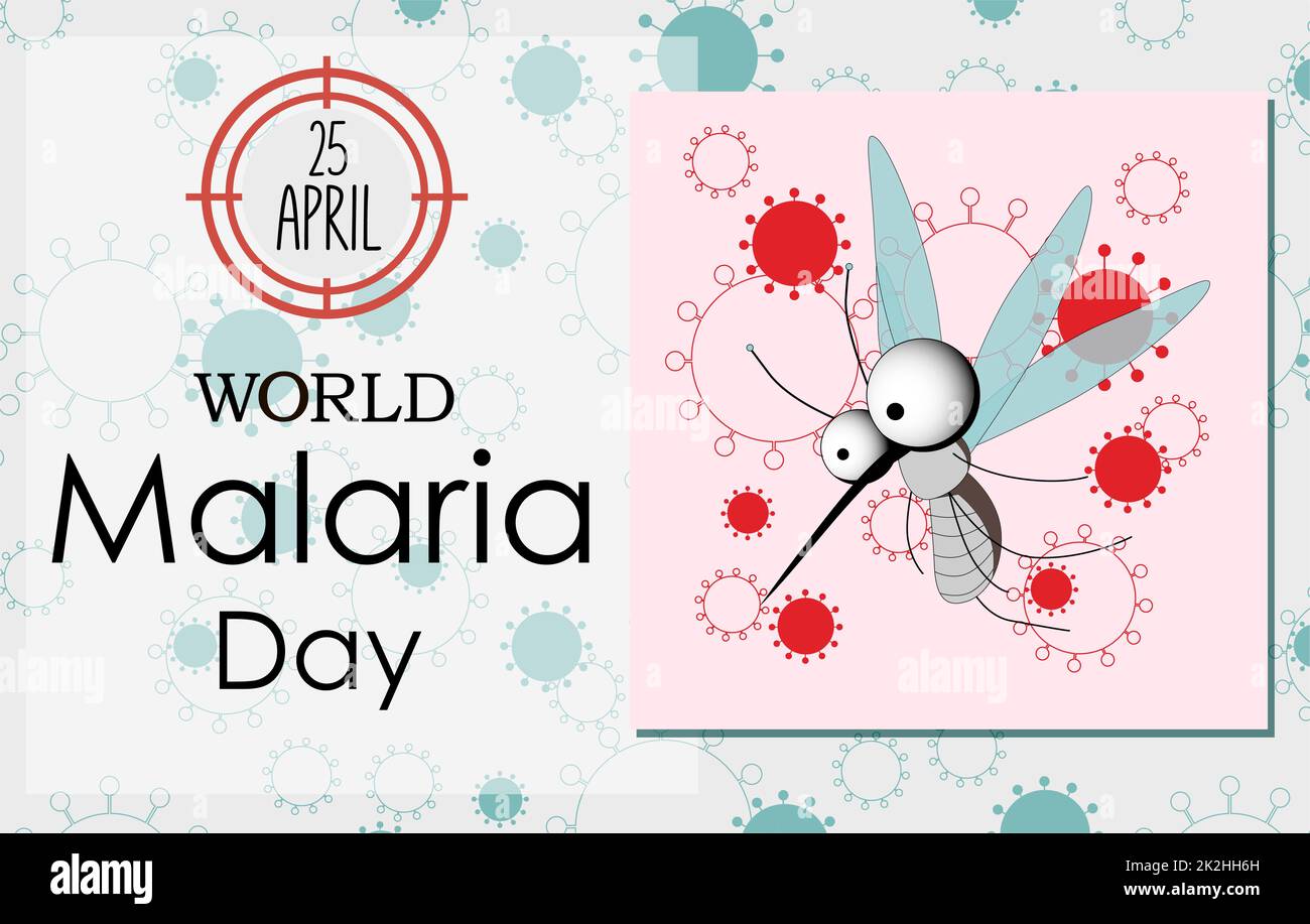 Ilustración Vectorial Del Día Mundial De La Malaria Adecuado Para