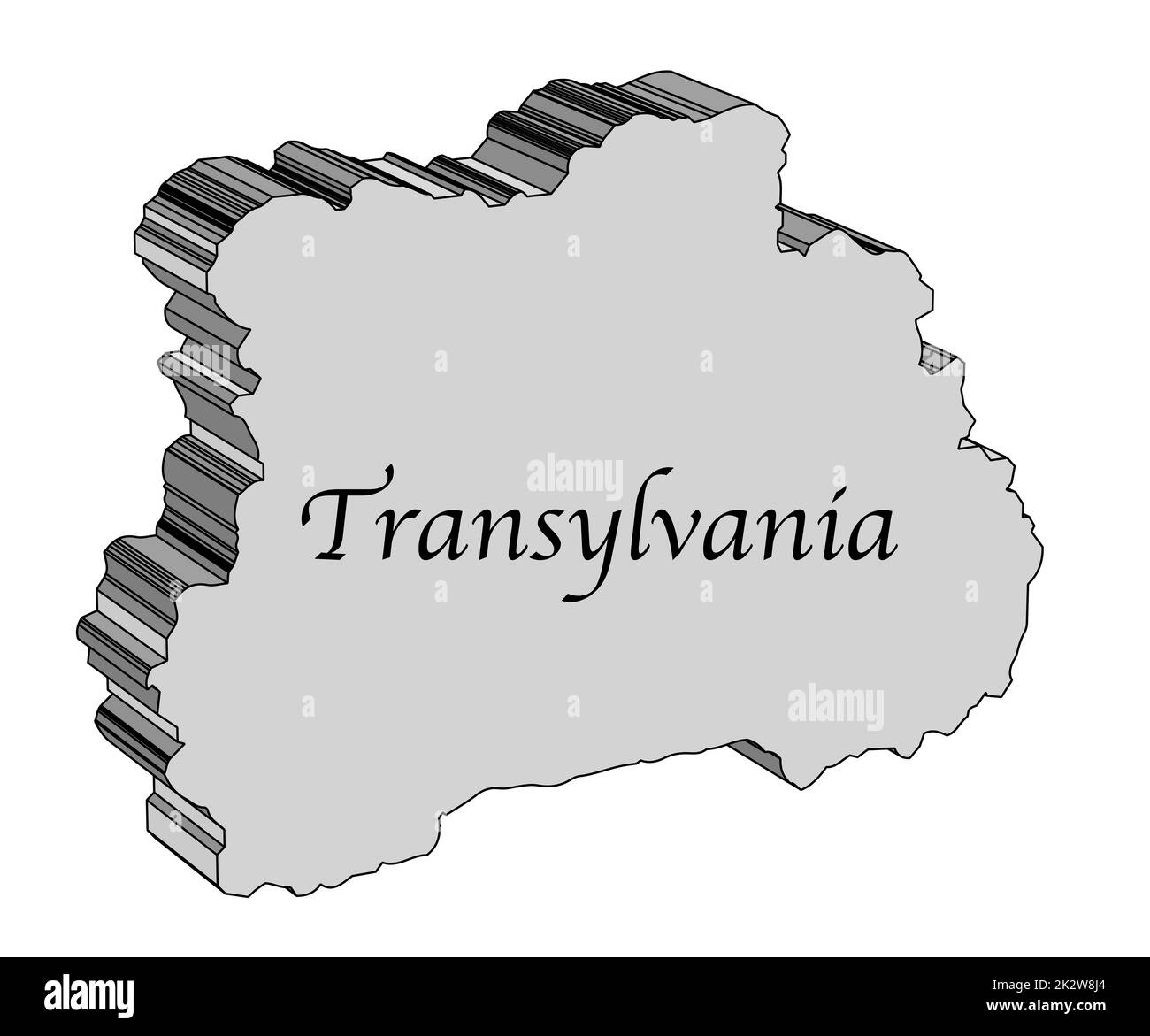 Mapa Das Montanhas Da Transilvania