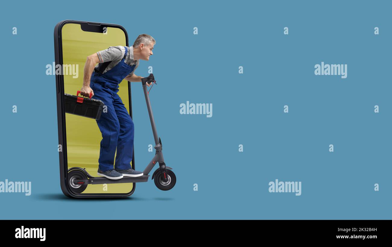 Profesional rápido reparador de conducción y scooter eléctrico, que ... Profesional rápido reparador de conducción y scooter eléctrico, que ...