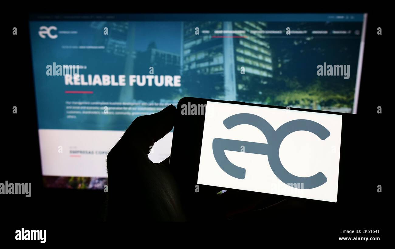 Titular De Teléfono Celular Con Logotipo De La Empresa Chilena Empresas