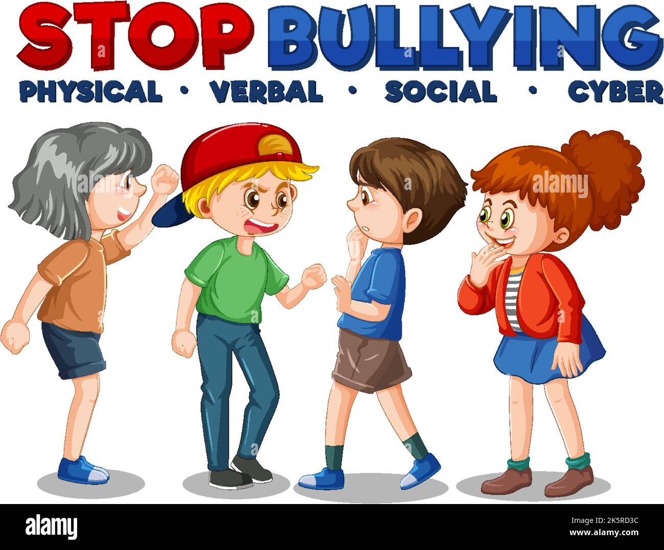 Dibujos Sobre El Bullying Muy Bonitos Para Descargar