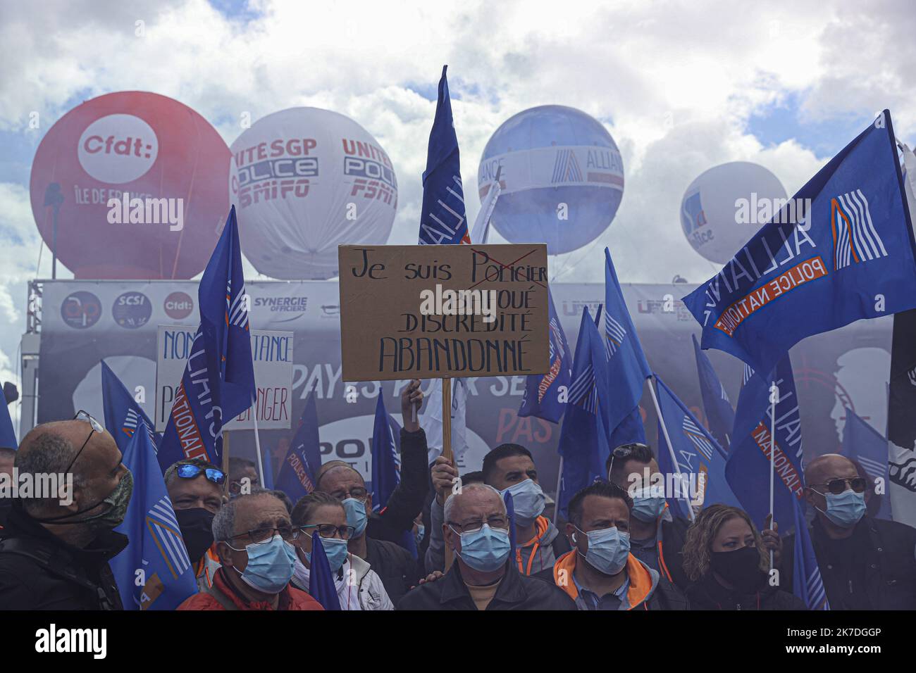 ©sebastien Muylaert Maxppp A Lappel De Lintersyndical Manifement