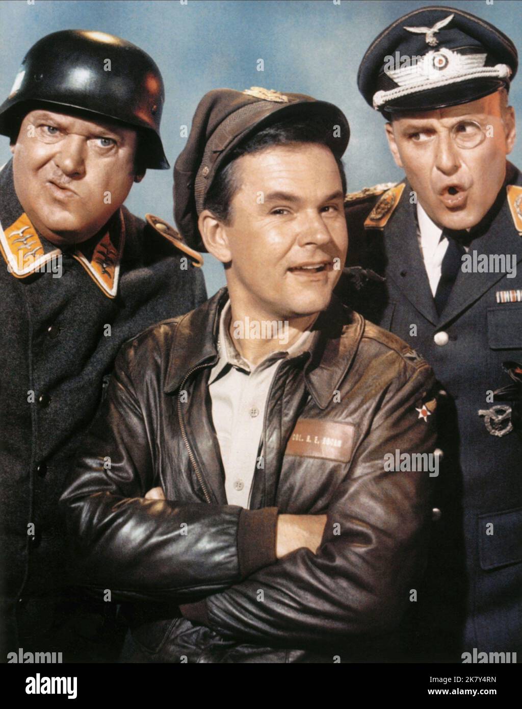 John Banner Bob Crane Y Werner Klemperer Televisión Hogans Heroes