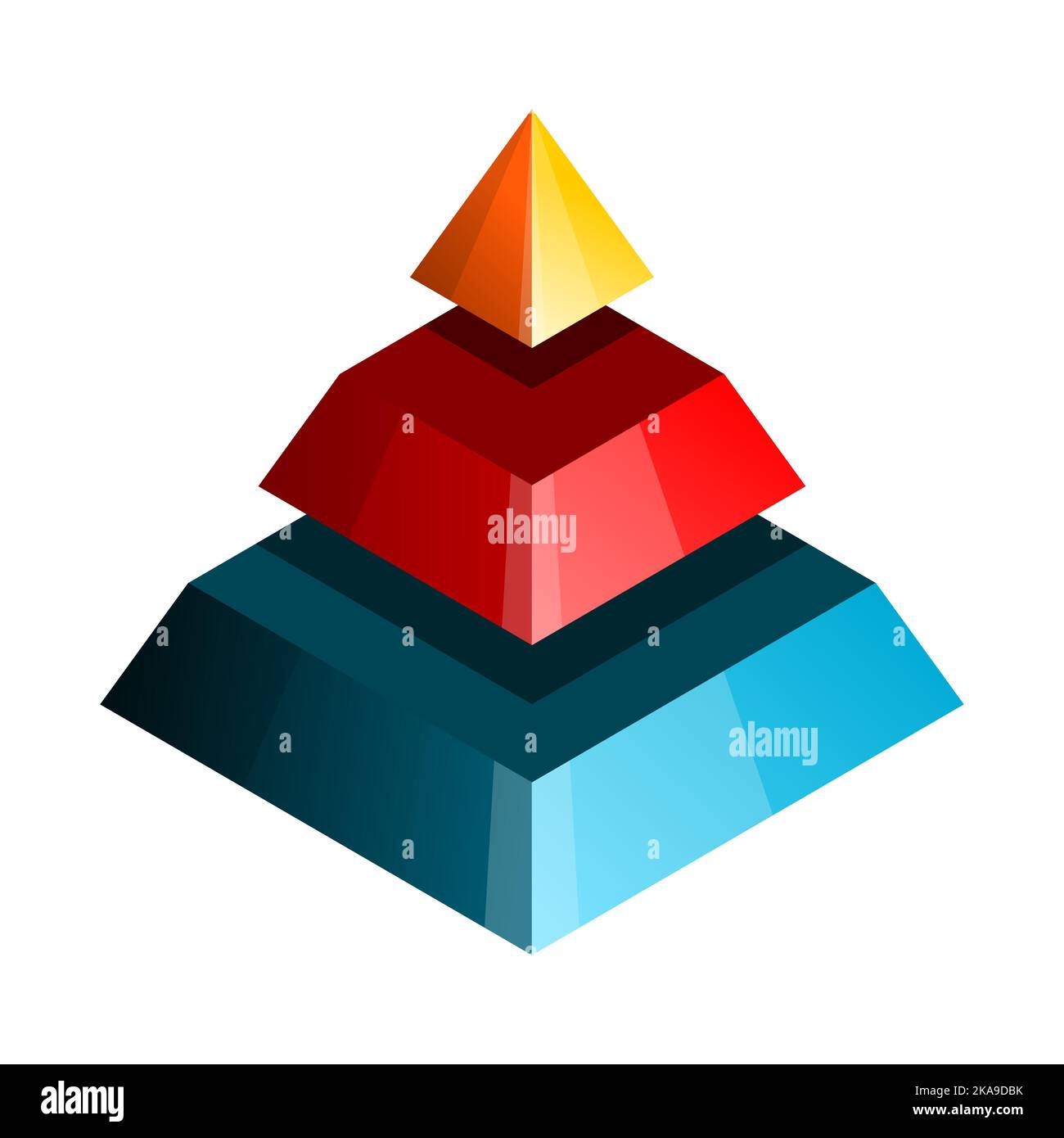 Plantilla De Pirámide De Nivel