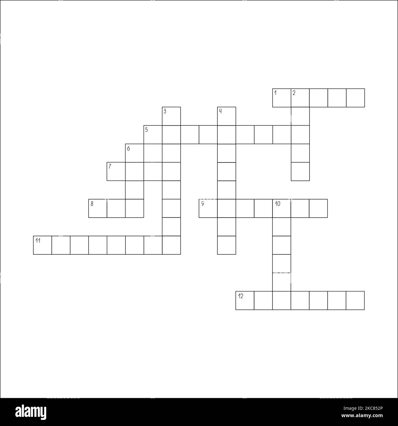 Plantillas En Blanco De Crucigramas Para Imprimir