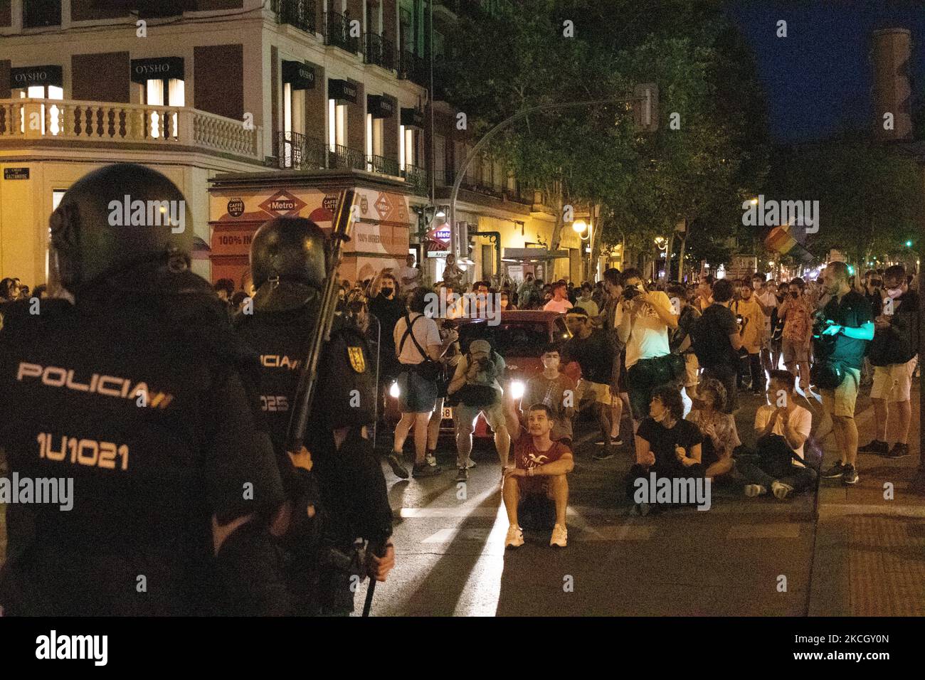 Los Disturbios Provocados Por Los Participantes De La Manifestación De
