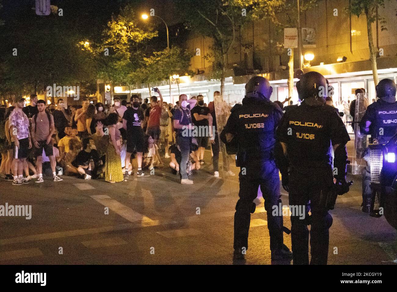 Los Disturbios Provocados Por Los Participantes De La Manifestación De