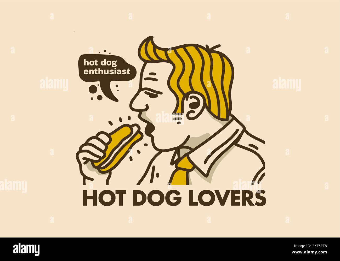 Hombre Comiendo Con Pan Imágenes Vectoriales De Stock Alamy