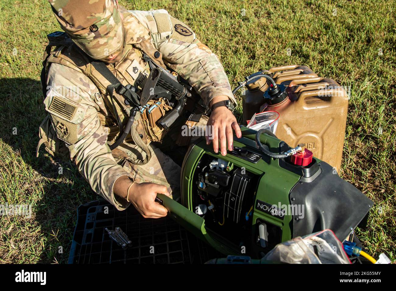 Soldados Del Ejército De Los Estados Unidos Asignados Al 1st Batallón