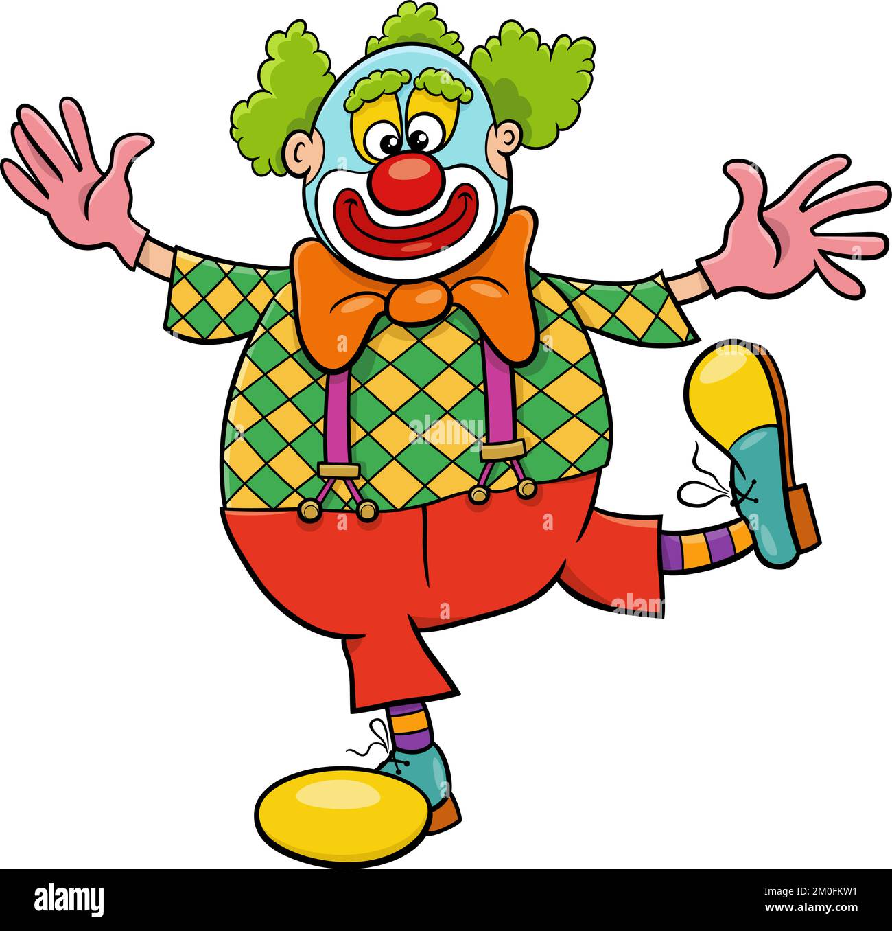 Icono De Payaso Cómico Estilo De Dibujos Animados Vector 57 Off