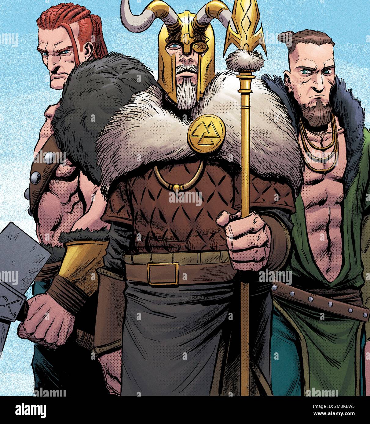 Thor Y Loki Mitología Nórdica