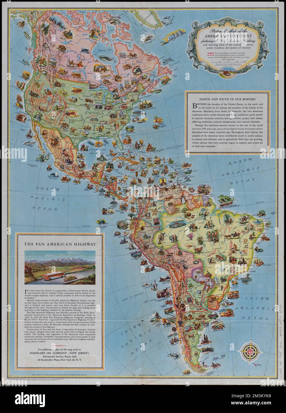 Mapa Panoramico Del Continente Americano Presentando La, 42% OFF