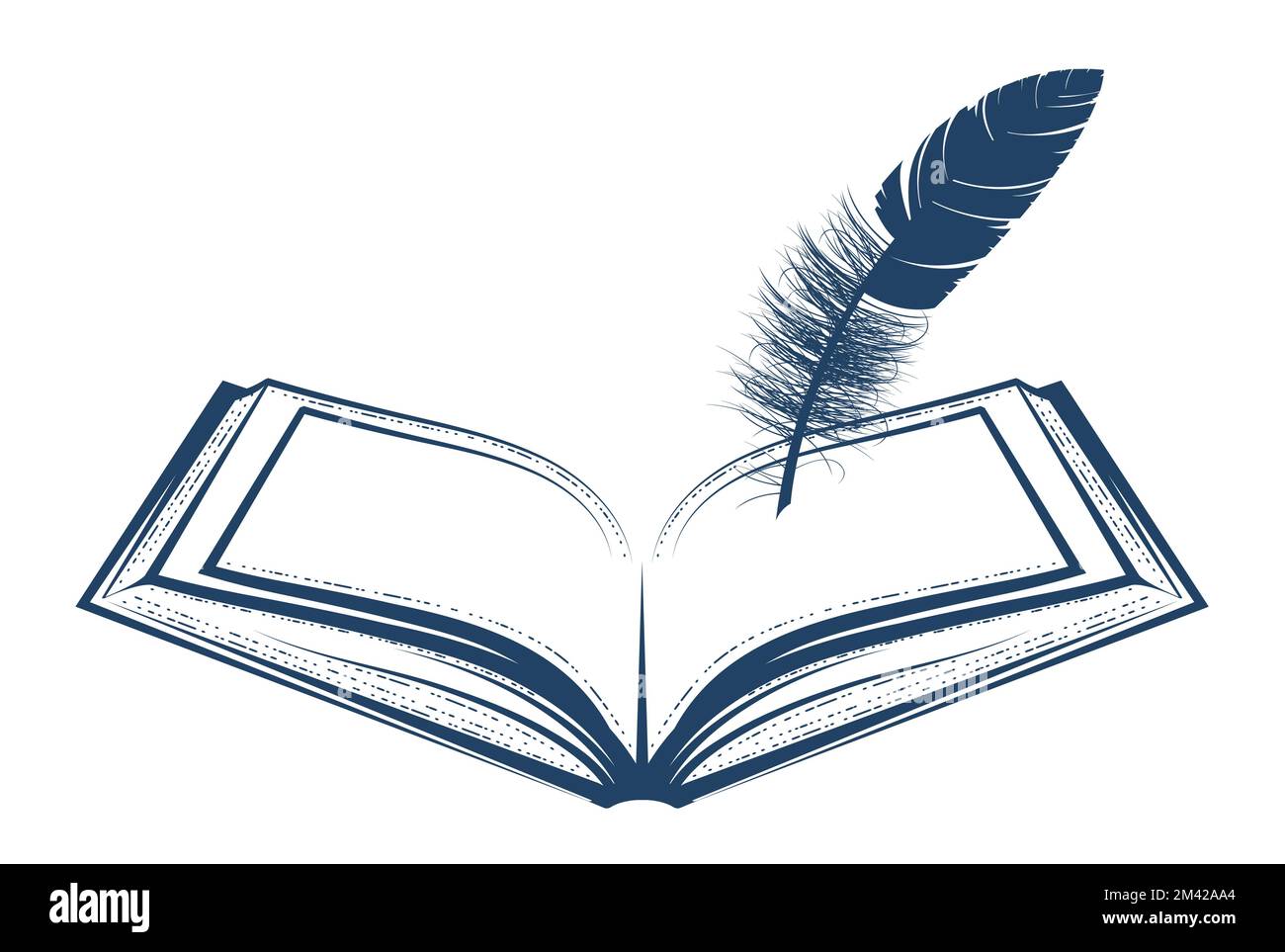 Silueta De Libro Abierto