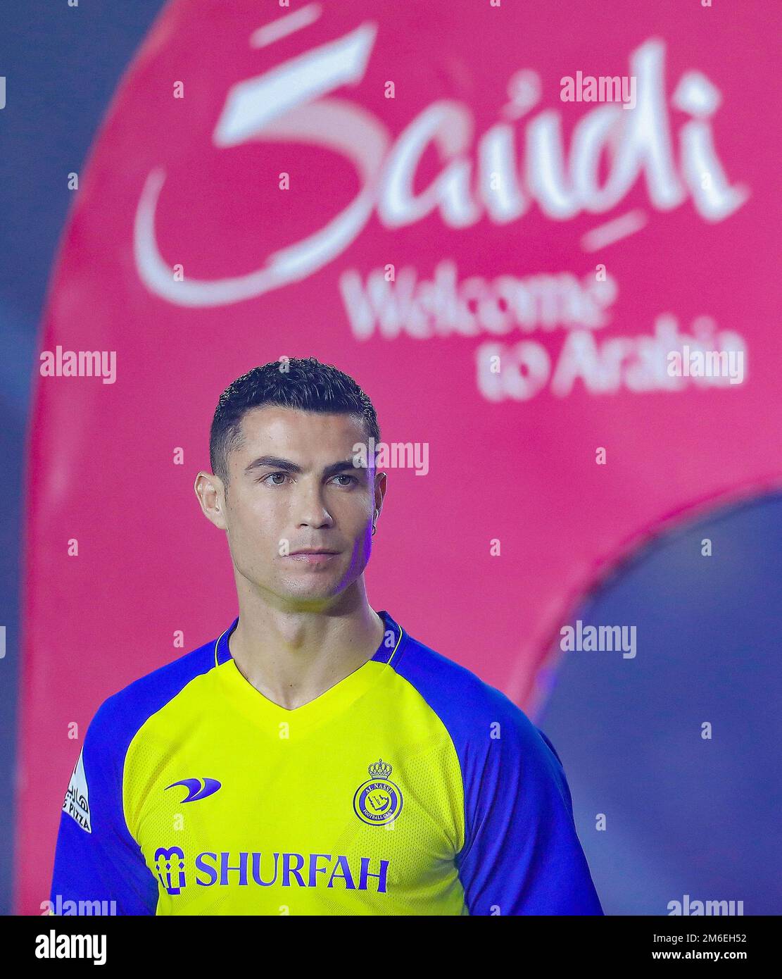 Riyadh Arabia Saudita 03 De Enero De 2023 El Futbolista Portugués