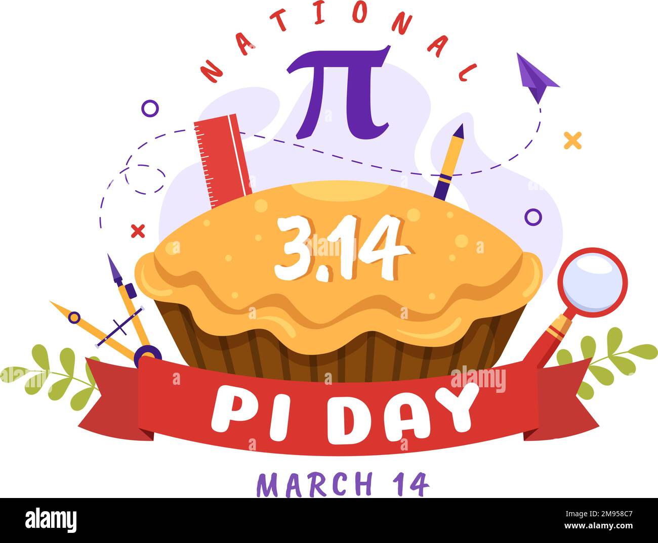Pastel Del Día Pi